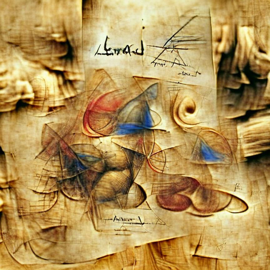 Abstract by Leonardo da Vinci - AI Generated Artwork - NightCafe Creator