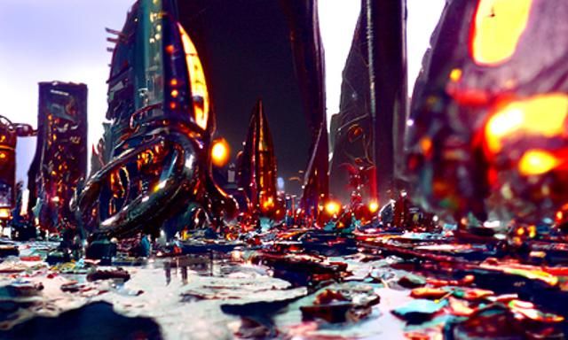 Future landscape - AI Generated Artwork - NightCafe Creator