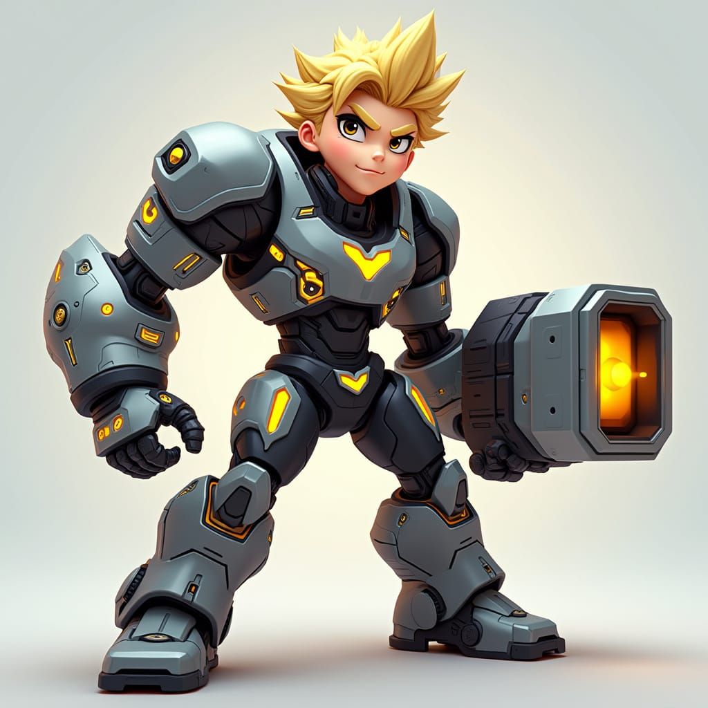 Genos reimagined for Roblox - Cyborg Warrior Unleashes Fury ...