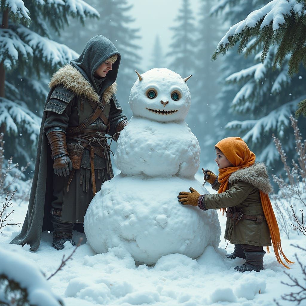 Do you want to build a Snow-Orc? Elven Ranger Elran and Halfling-Rogue ...