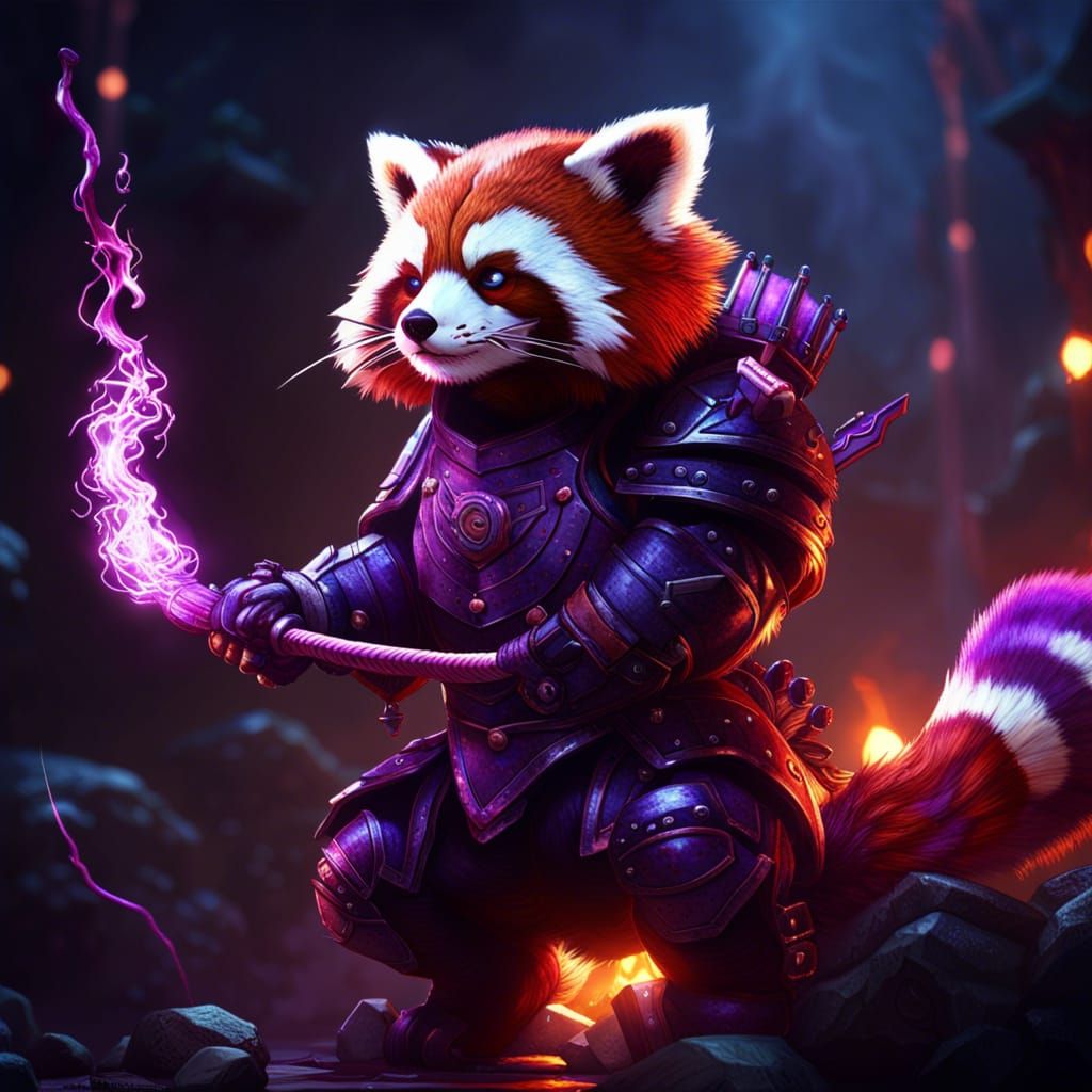Forest contest : Red panda champion - AI Generated Artwork - NightCafe ...