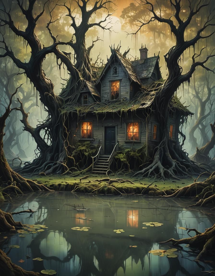 Swampland 4 - AI Generated Artwork - NightCafe Creator