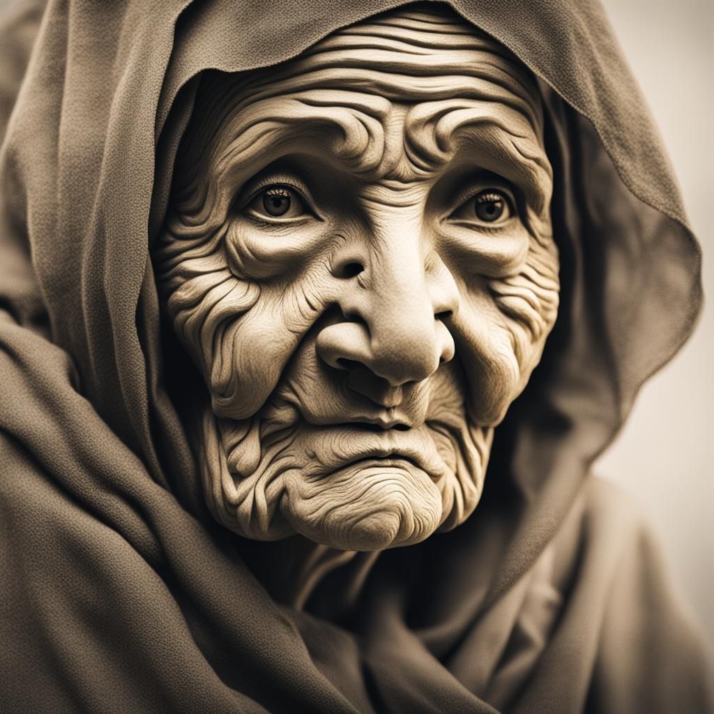 Old woman - AI Generated Artwork - NightCafe Creator