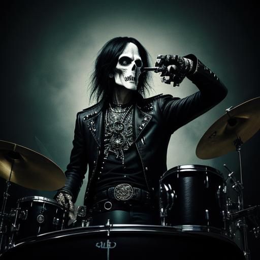 zombie drummer kiLL - AI Generated Artwork - NightCafe Creator