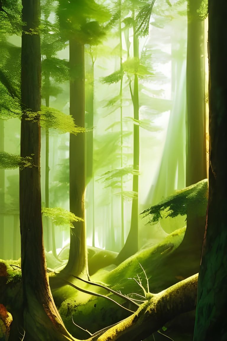 Forest of High Trees - AI Generated Artwork - NightCafe Creator