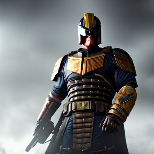 Judge Dredd - AI Generated Artwork - NightCafe Creator