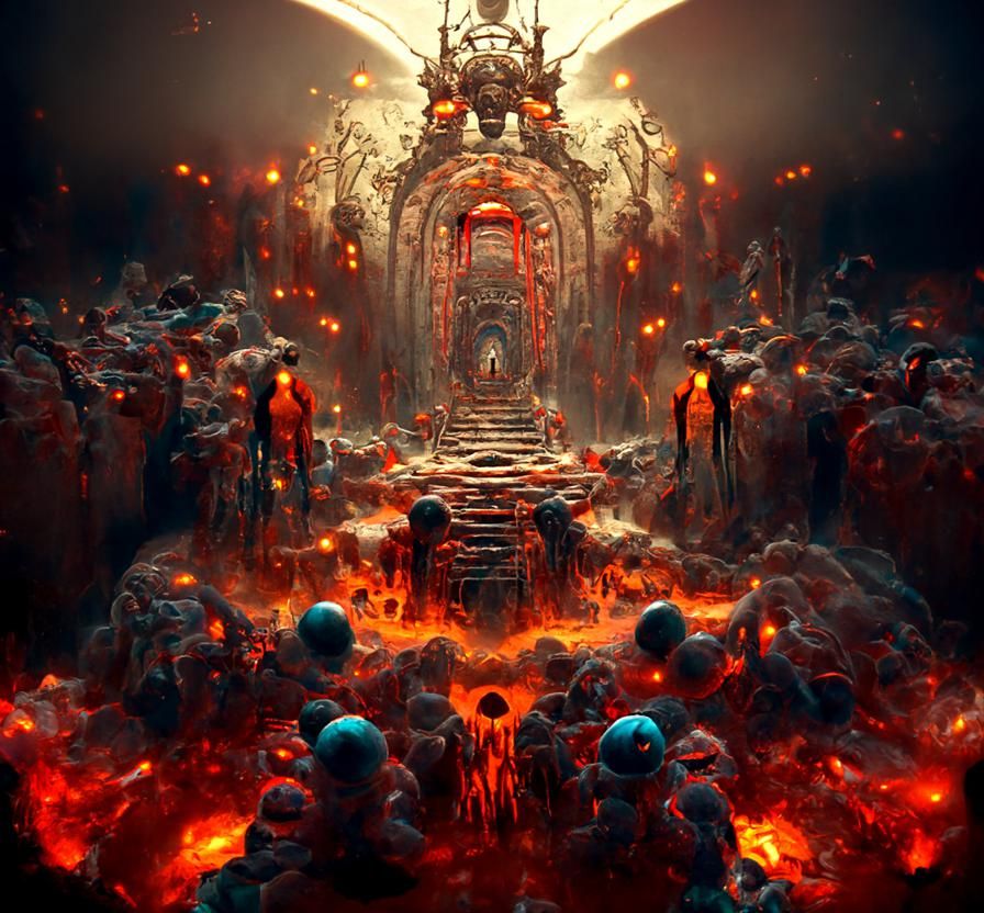 Underworld Entrance I - AI Generated Artwork - NightCafe Creator