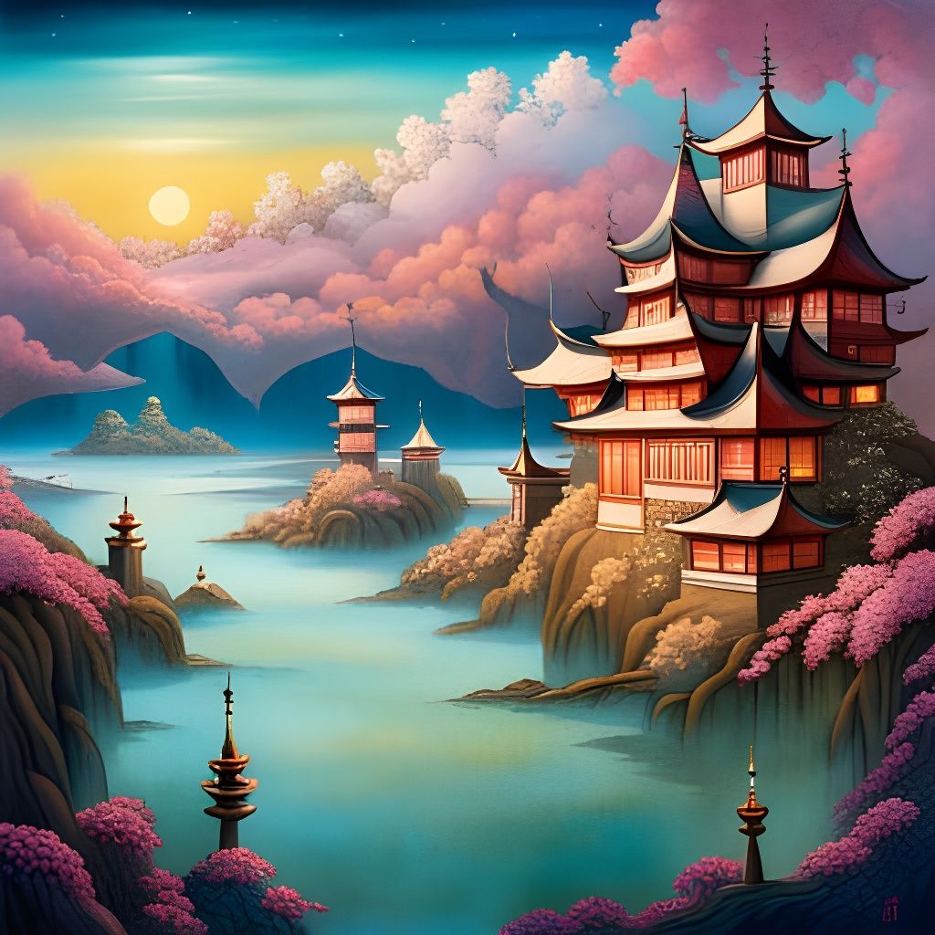 Japanese Fantasy - AI Generated Artwork - NightCafe Creator
