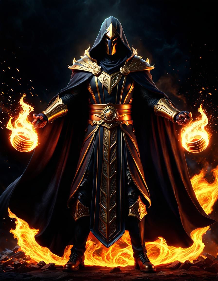 Fire Element Power! - AI Generated Artwork - NightCafe Creator