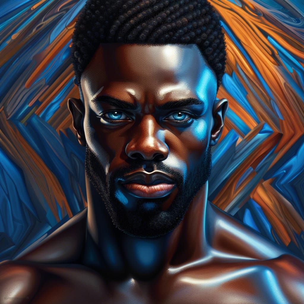Beauty of black man - AI Generated Artwork - NightCafe Creator
