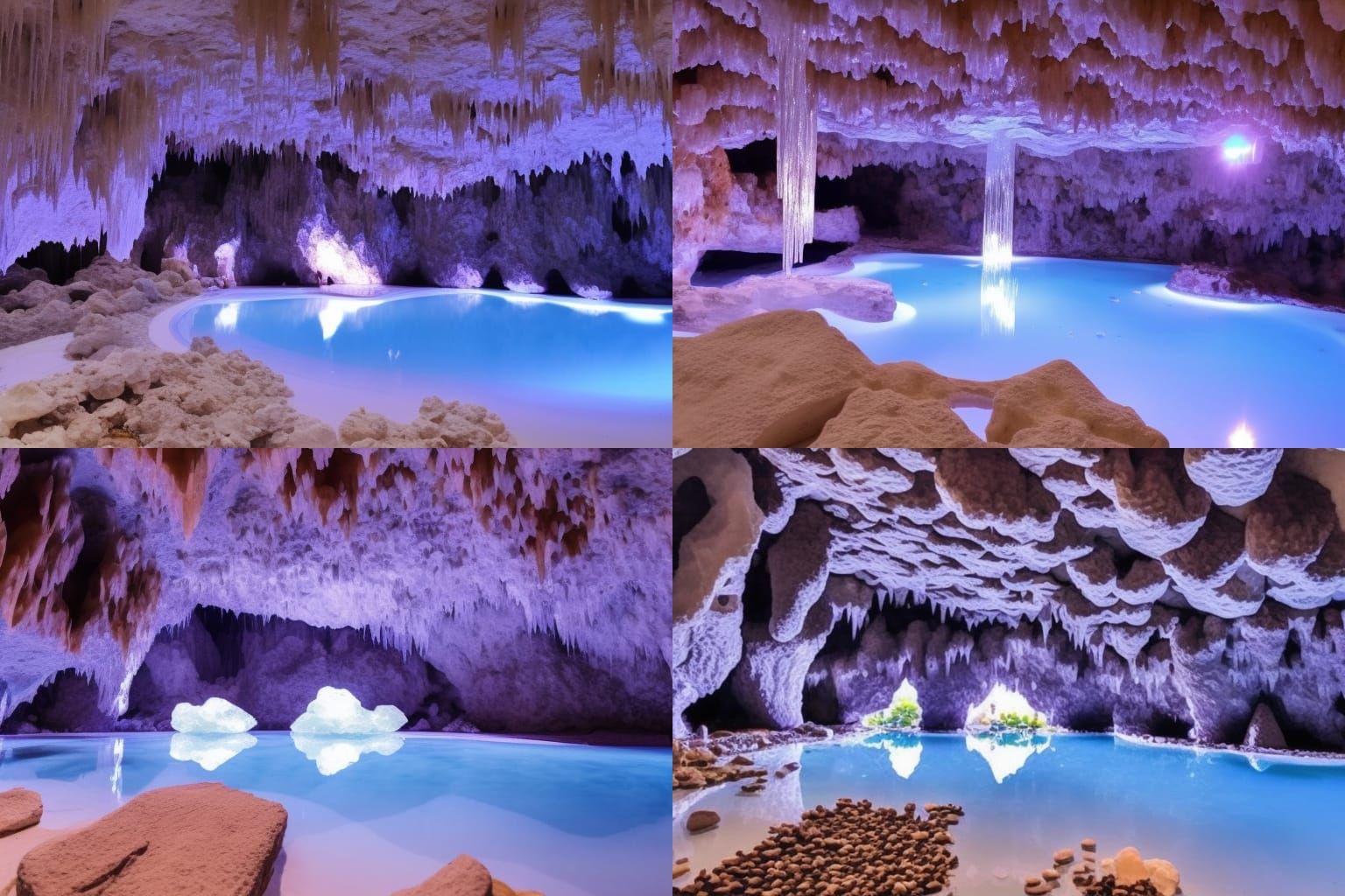 Beautiful Stalactite Cavern - AI Generated Artwork - NightCafe Creator