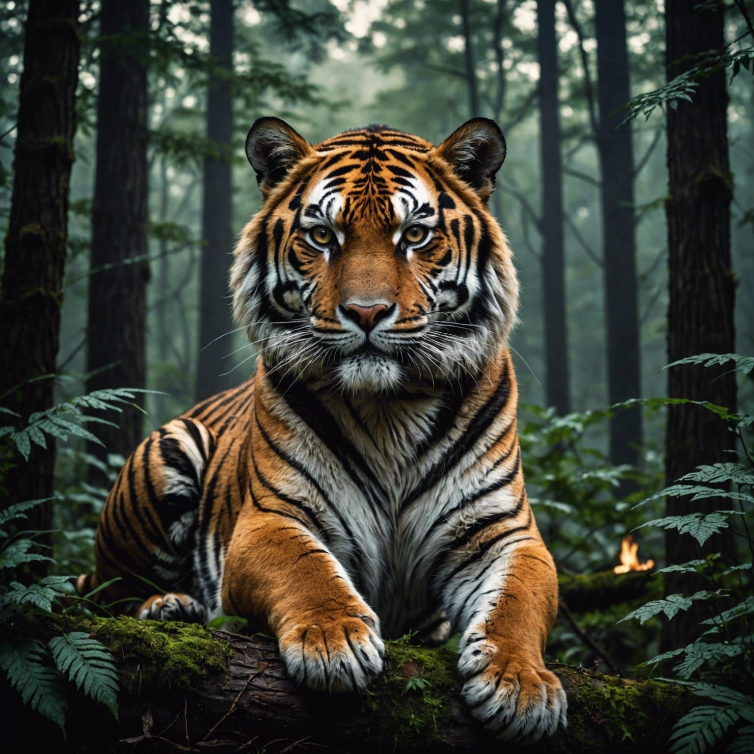 Tyger tyger burning bright in the forests of the night, what immortal ...