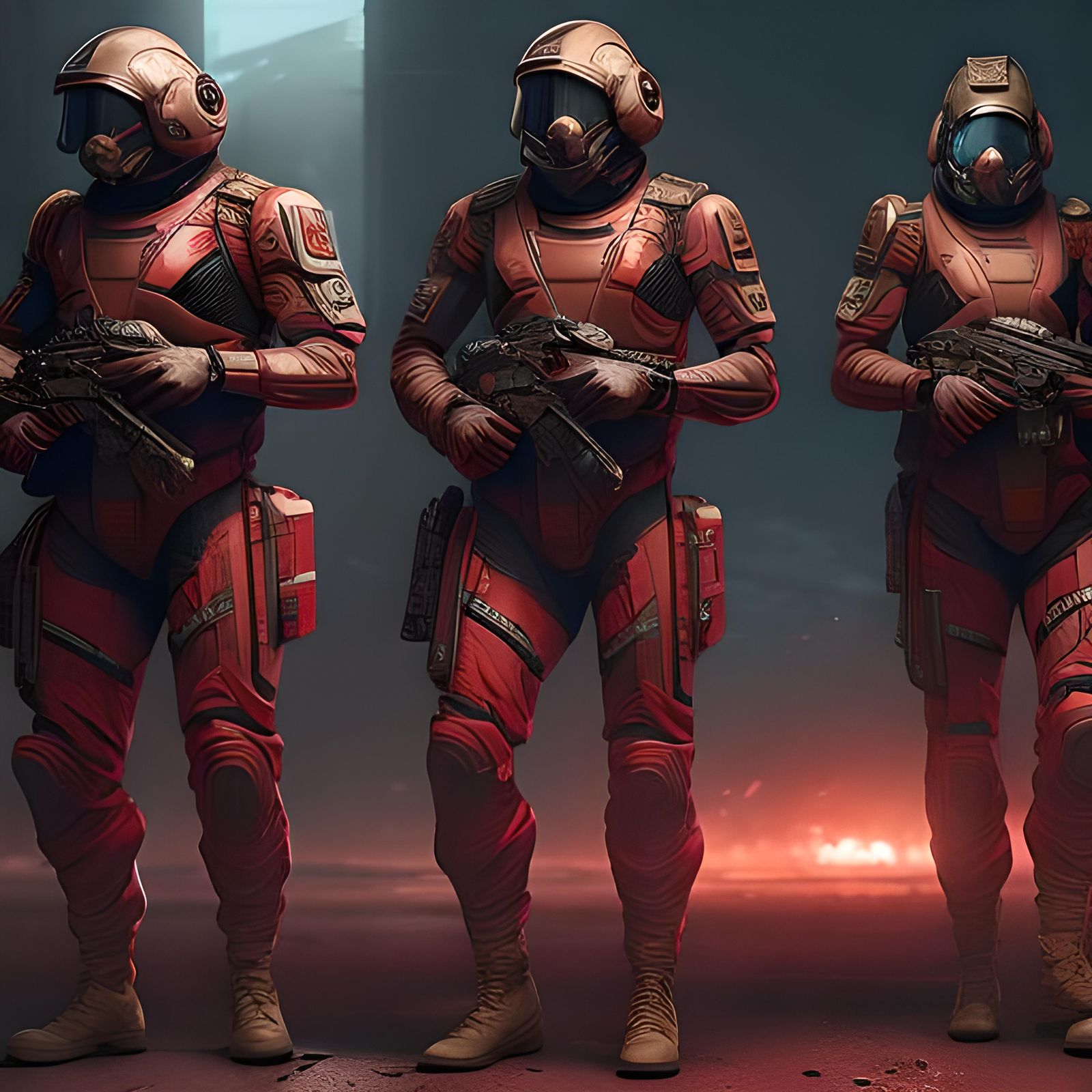 MAGA Guard Sci-fi soldiers concept art - AI Generated Artwork ...
