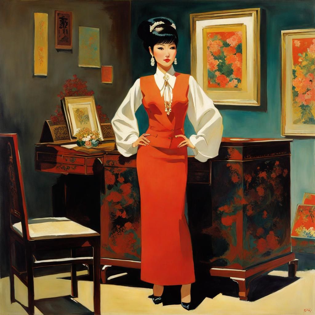 Secretary - AI Generated Artwork - NightCafe Creator