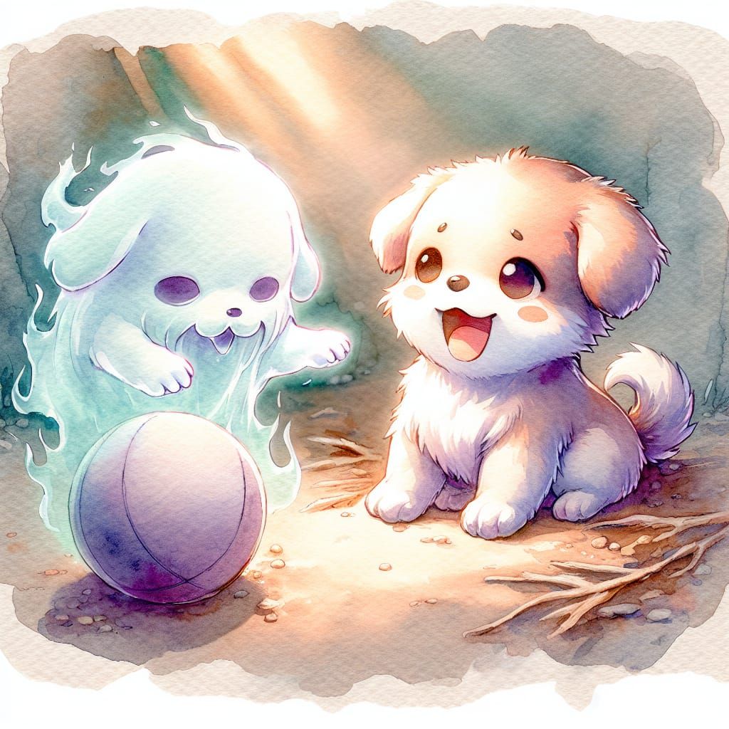 Boo and Radley II - AI Generated Artwork - NightCafe Creator