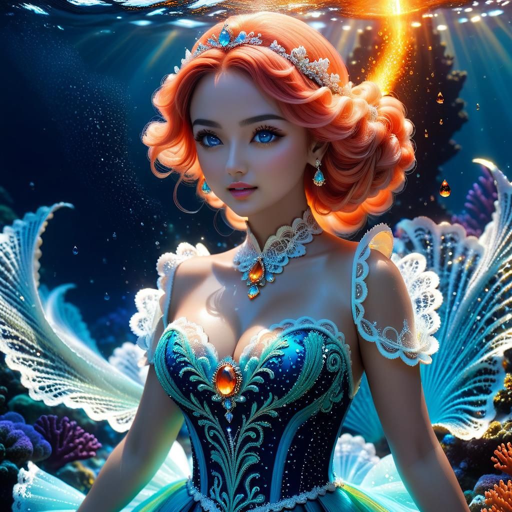 Ocean Princess - AI Generated Artwork - NightCafe Creator
