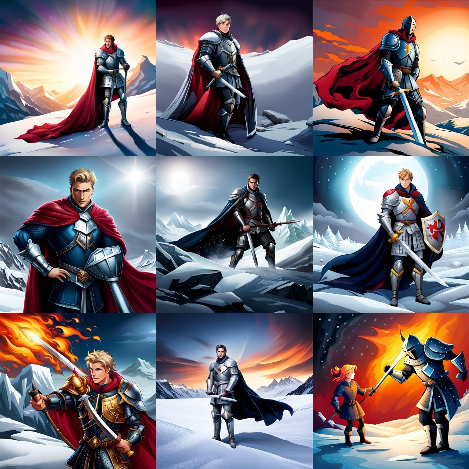 Hot knight blows cold. Cold knight grows bold. Warm knight snows hold ...