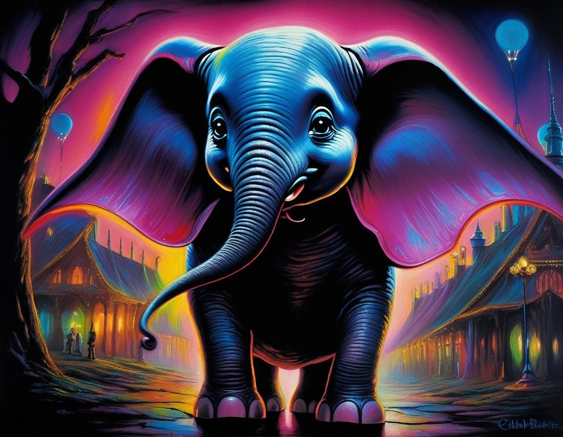 Eerie Dumbo - AI Generated Artwork - NightCafe Creator