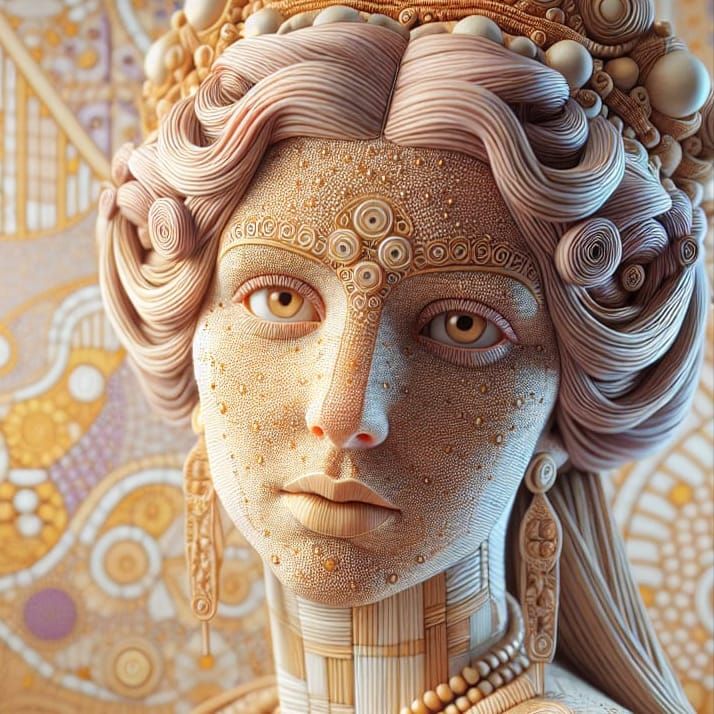 Yarn lady - AI Generated Artwork - NightCafe Creator