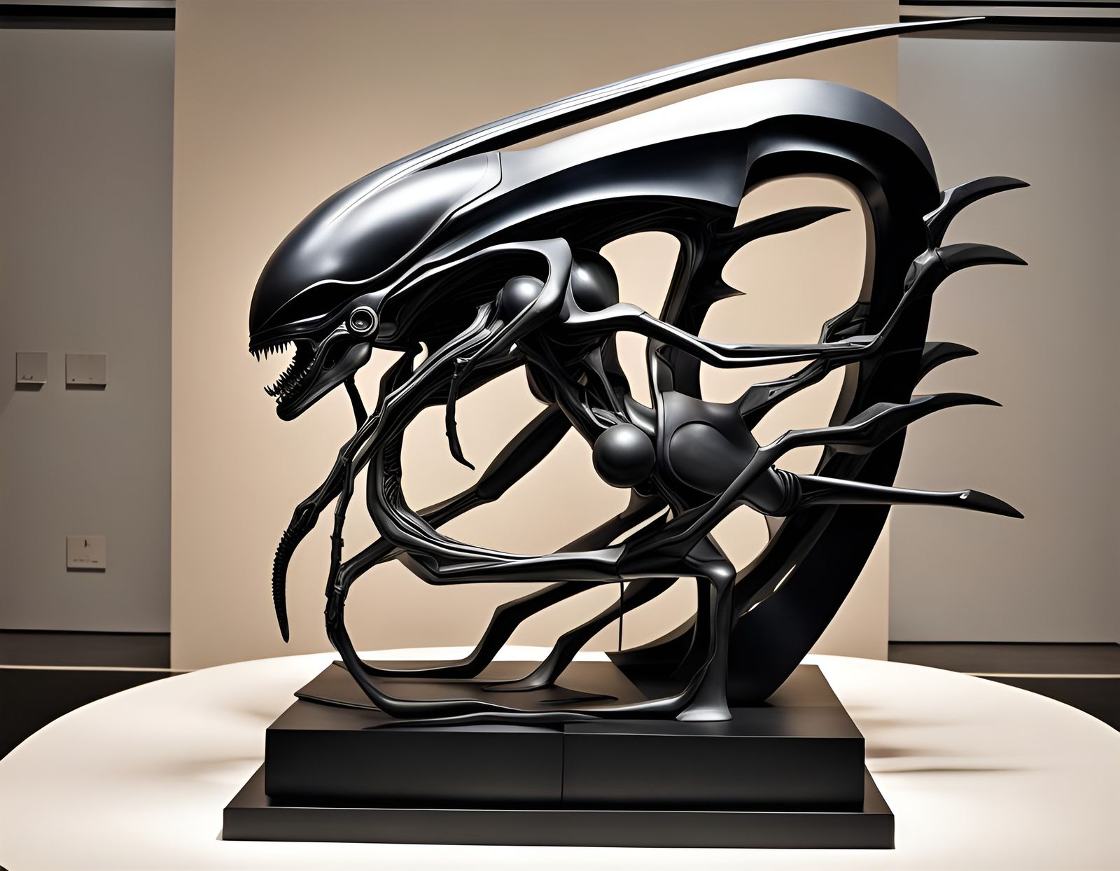 Alien Abstract Sculpture - AI Generated Artwork - NightCafe Creator