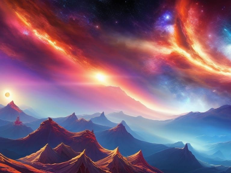 Epic Spacescapes - AI Generated Artwork - NightCafe Creator