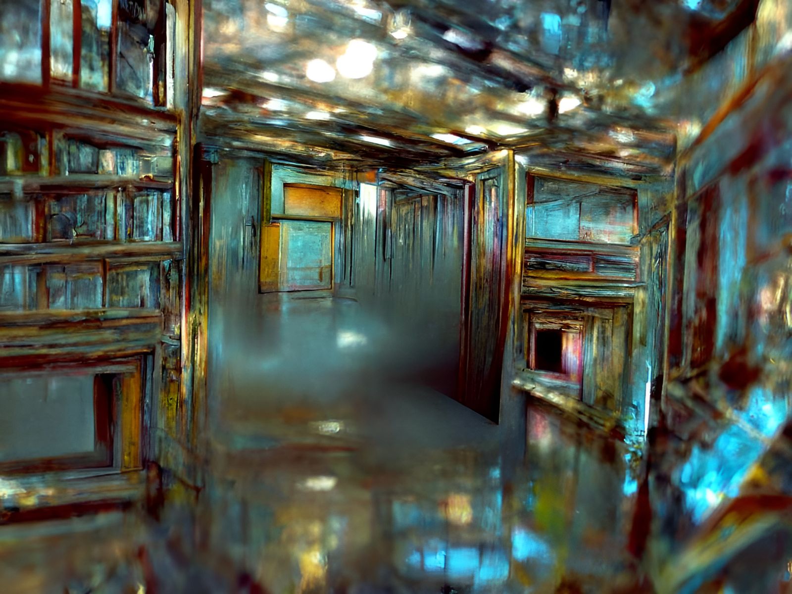 Liminal Space Experiment 13 - AI Generated Artwork - NightCafe Creator