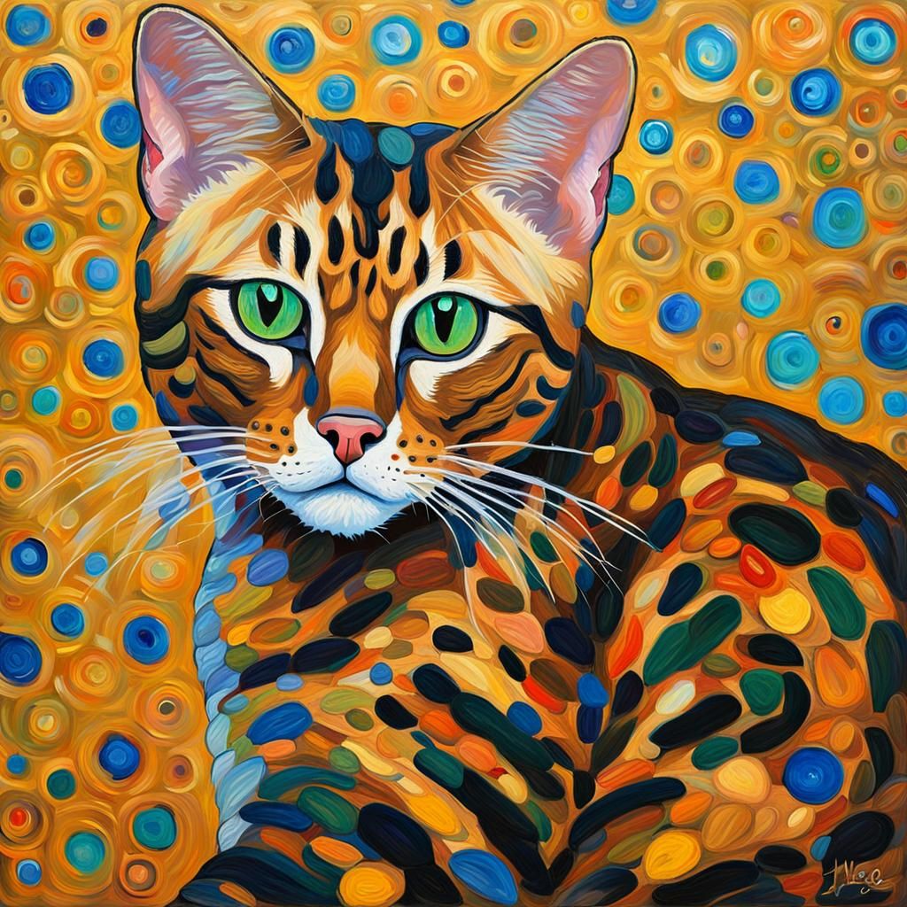 bengal cat - AI Generated Artwork - NightCafe Creator