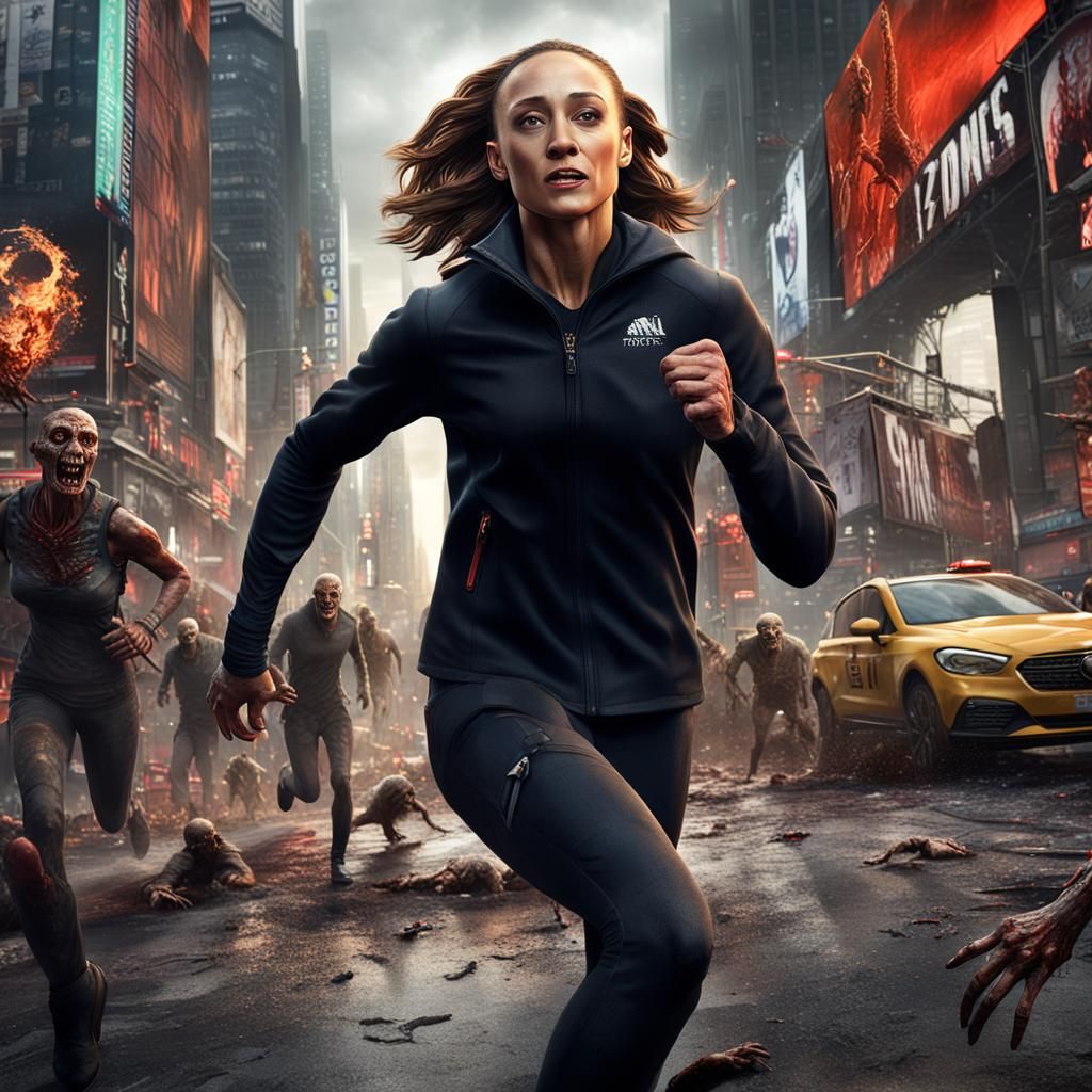 Jessica Ennis-Hill wears black clothes and exceptionally high heels ...