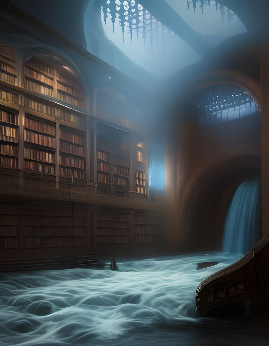 Library - AI Generated Artwork - NightCafe Creator