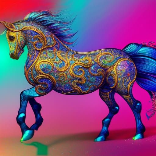 Beautifully Detailed Horse - AI Generated Artwork - NightCafe Creator