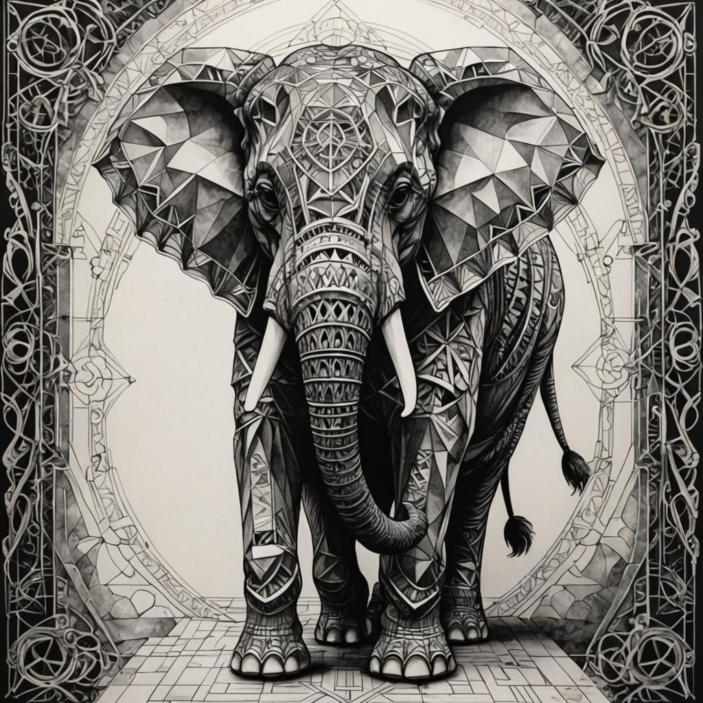 Elephant - AI Generated Artwork - NightCafe Creator