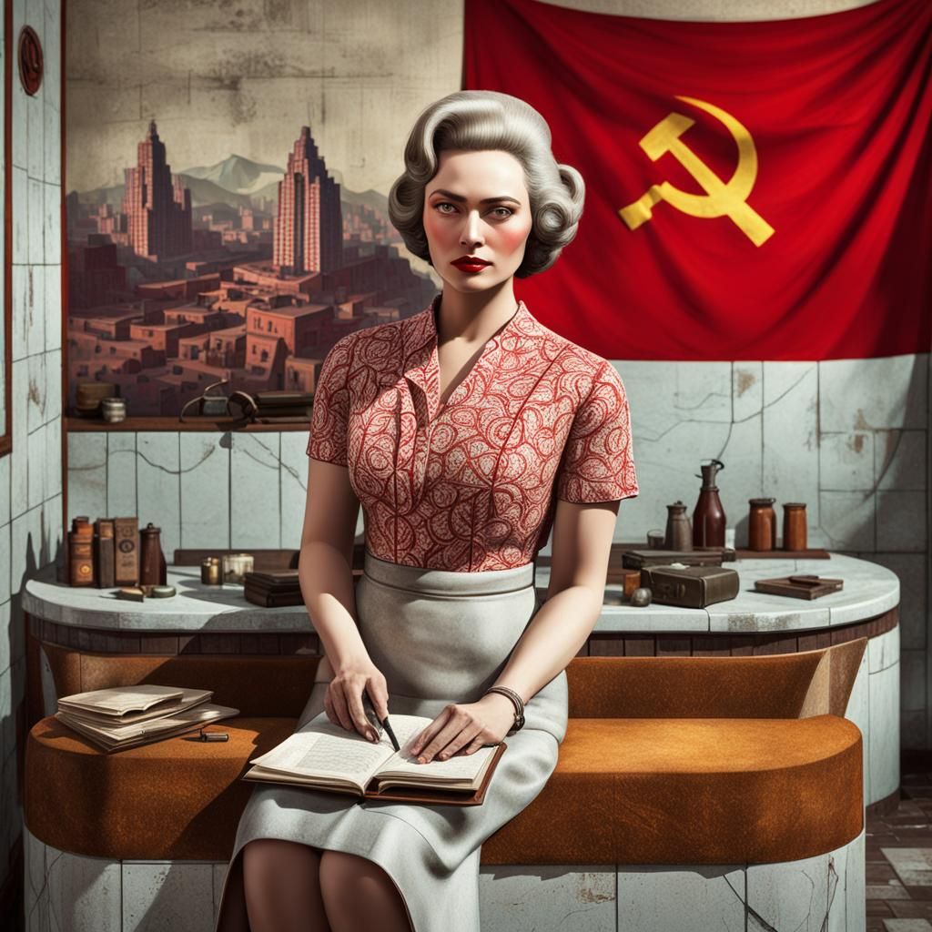 communist lifestyle, showcasing the simplicity and unity of a bygone ...