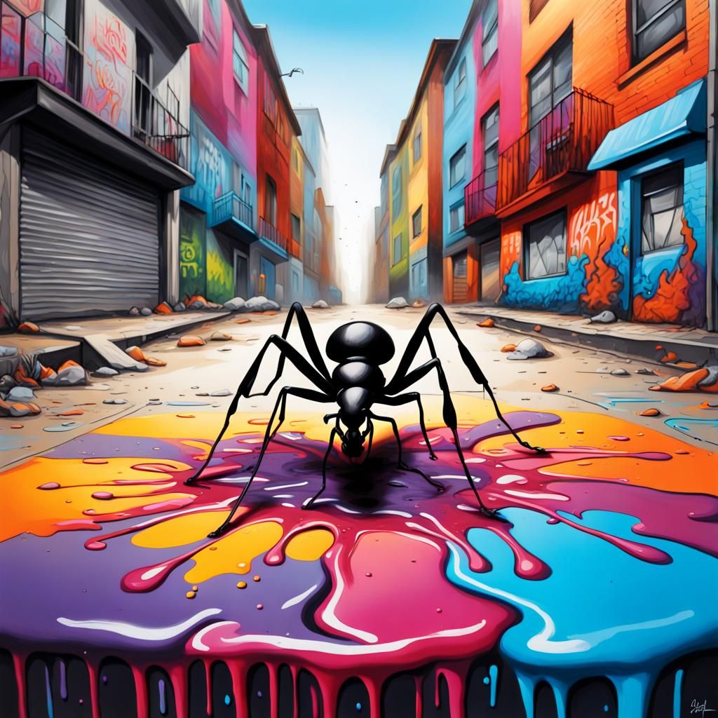 An ant's vision of the world - AI Generated Artwork - NightCafe Creator