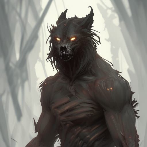 Undead Werewolf - AI Generated Artwork - NightCafe Creator