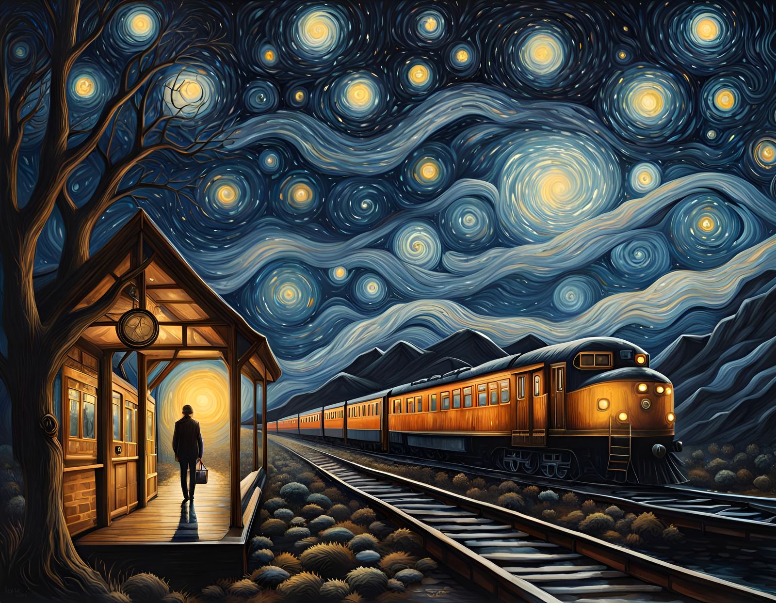 the traveler - AI Generated Artwork - NightCafe Creator