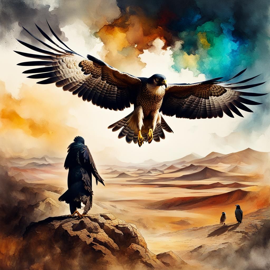 falcon - AI Generated Artwork - NightCafe Creator