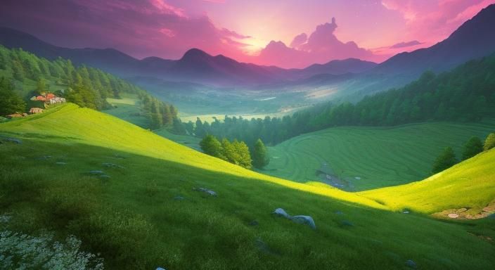 broken landscape; topsy turvy; time lapse photography; inside-out ...