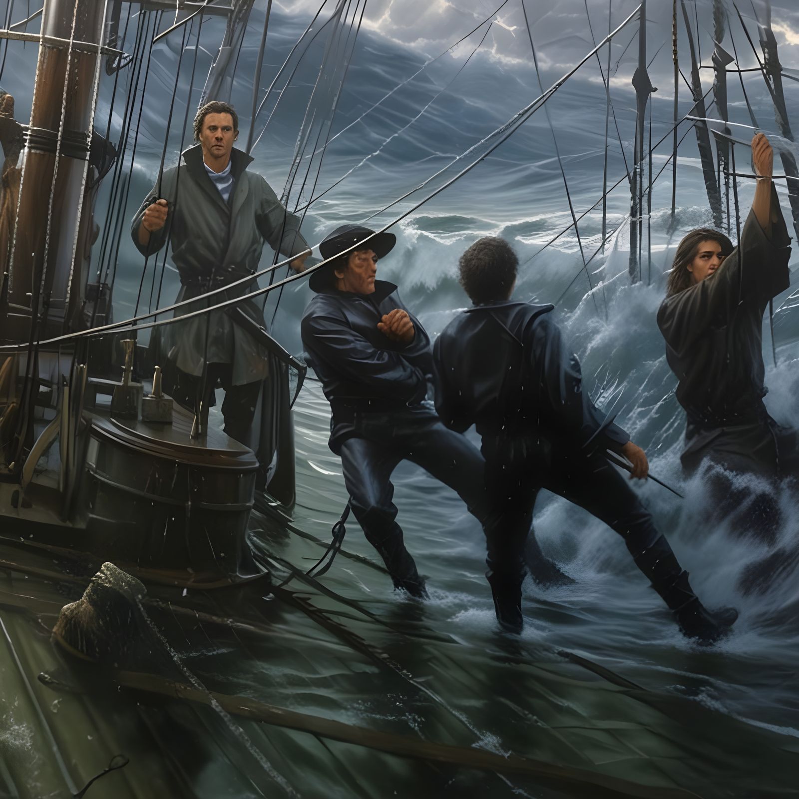 Whaler Thomas Rigby fights the North Atlantic