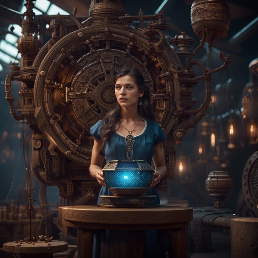 Ancient technology - AI Generated Artwork - NightCafe Creator