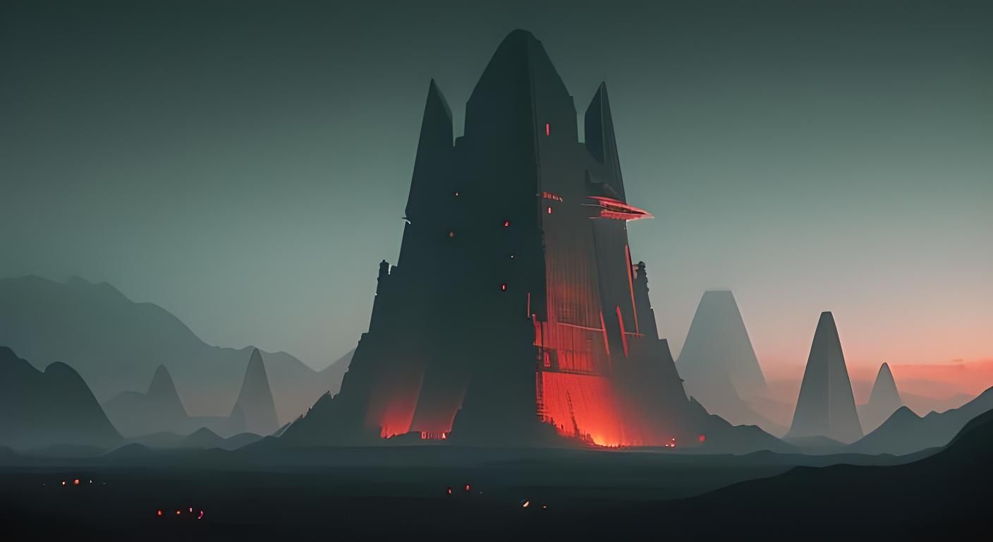 Alien Mega City - AI Generated Artwork - NightCafe Creator