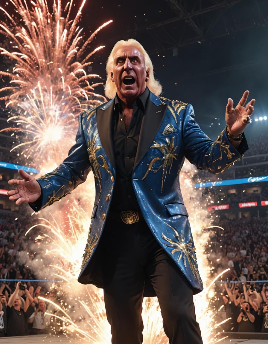 The Nature Boy, Ric Flair - AI Generated Artwork - NightCafe Creator