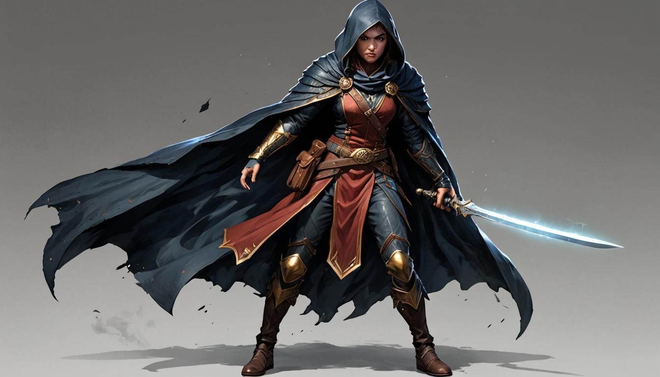 A most dangerous cloak fighter, her cloak is her most deadly weapon ...