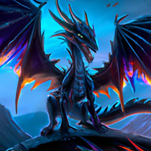 Eclipse Dragon - AI Generated Artwork - NightCafe Creator