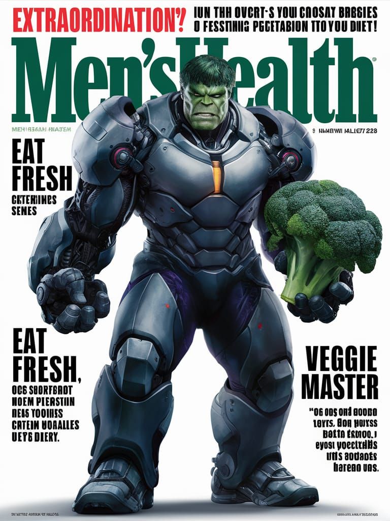 Hulk veggie master - AI Generated Artwork - NightCafe Creator