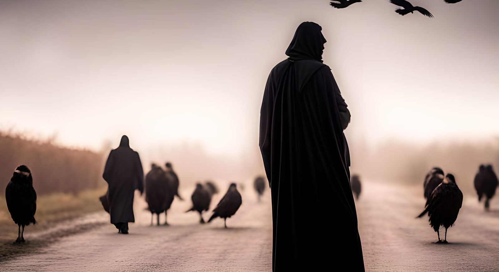 Reapers and ravens - AI Generated Artwork - NightCafe Creator