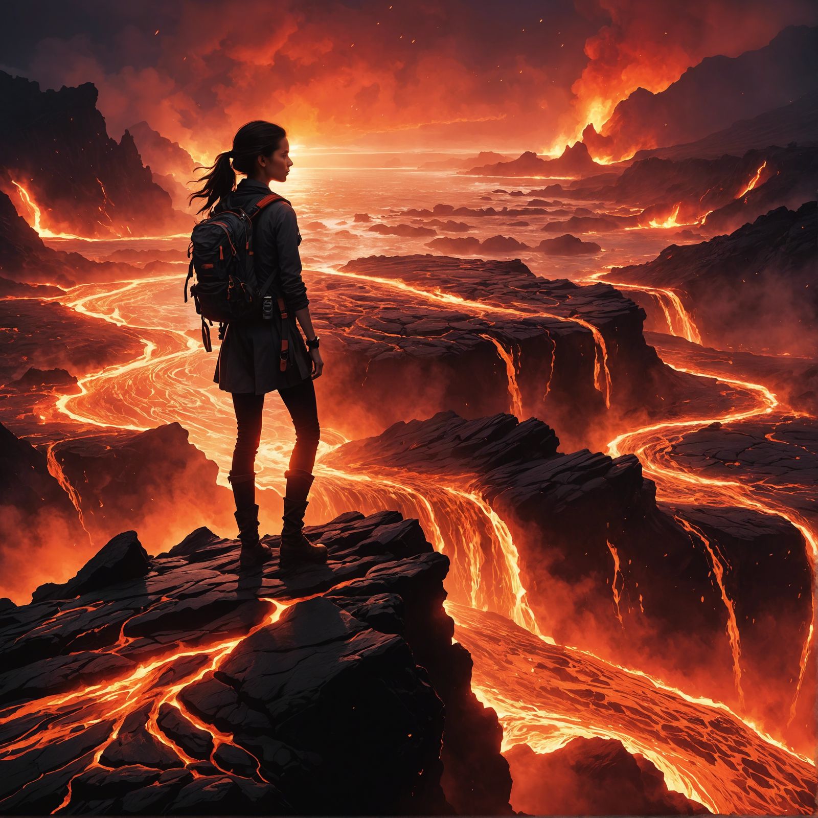 "Lava" - AI Generated Artwork - NightCafe Creator