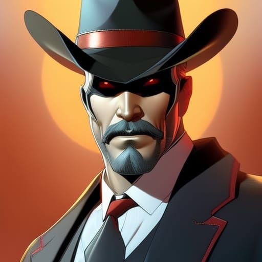 Western Comic Book Villain - AI Generated Artwork - NightCafe Creator