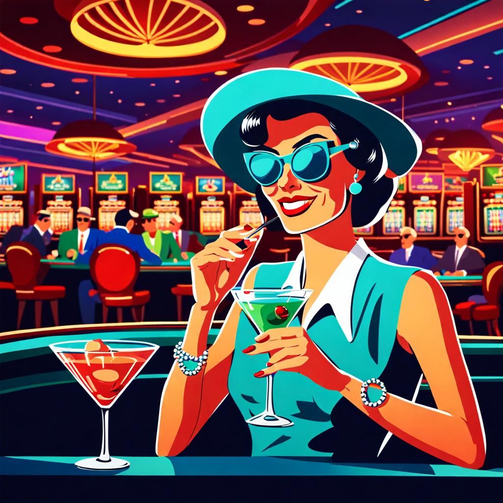 A Classy Drink for a Classy Lady - AI Generated Artwork - NightCafe Creator