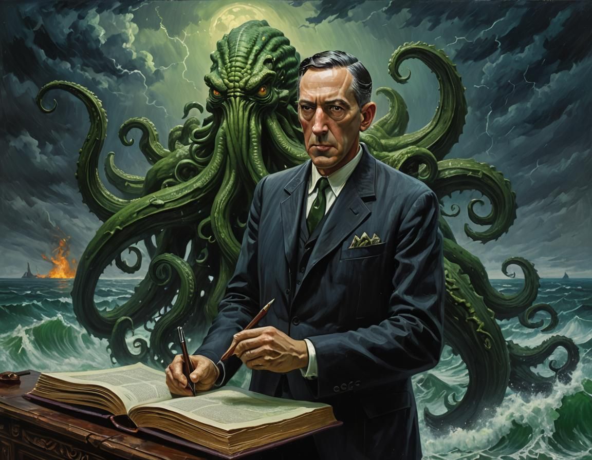 The creation of Cthulhu - AI Generated Artwork - NightCafe Creator