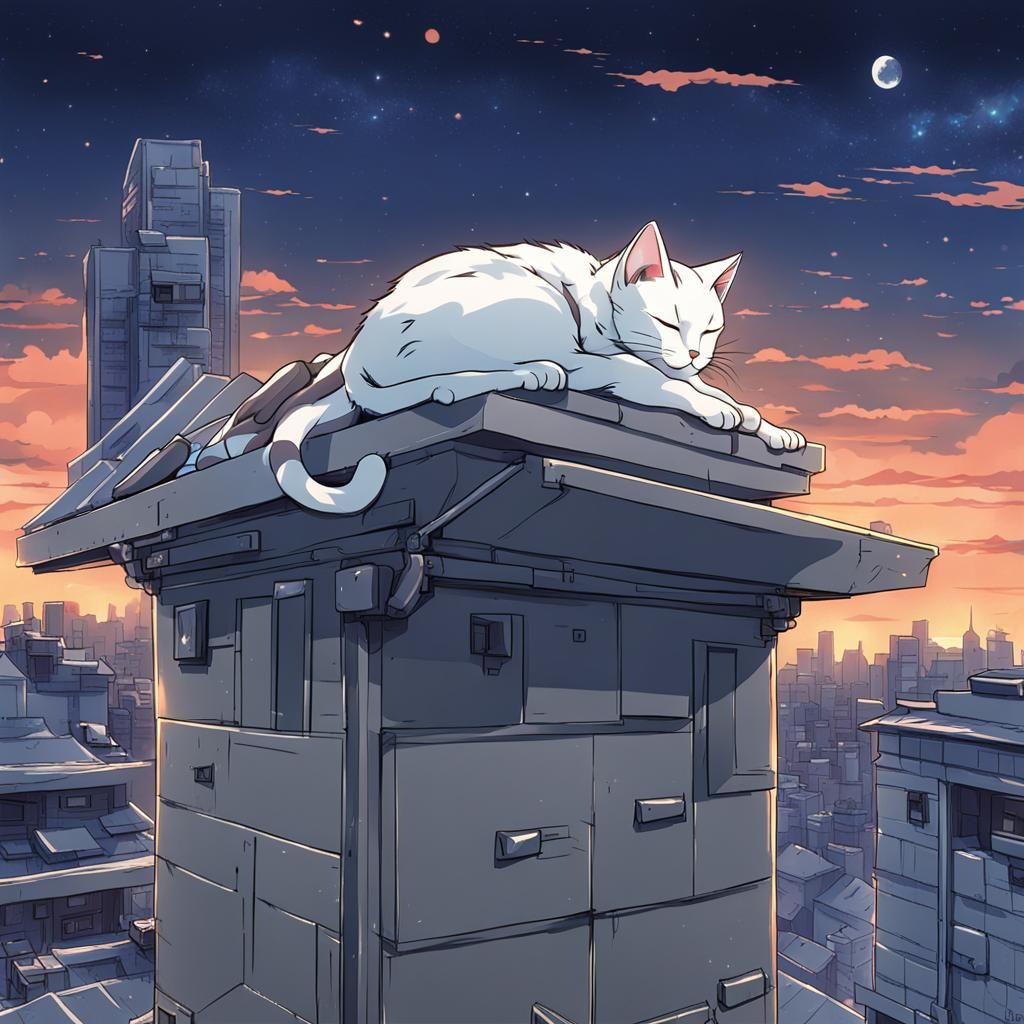 Cat Nap - AI Generated Artwork - NightCafe Creator